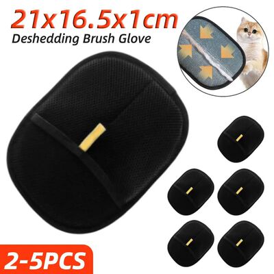 2-5PCS Pet Hair Remover Gloves Pet Grooming Gloves Washable