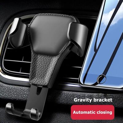 Universal Gravity Car Phone Holder Support No Magnetic Air