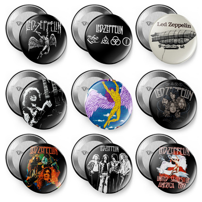 LedZeppelin齐柏林飞艇胸章磁贴