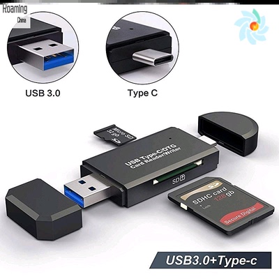 SD Card Reader USB3.0 Micro Type C F Memory cardreader读卡器