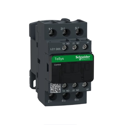 施耐德交流接触器25A LC1D25M7C 220VAC  LC1-D25M7C