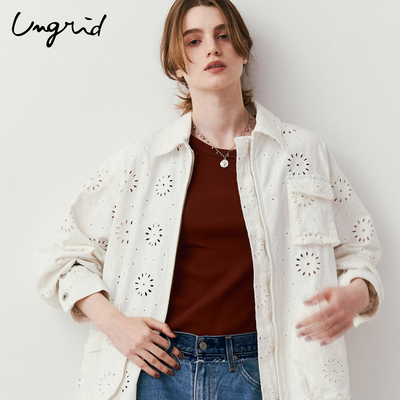 Ungrid巴恩风翻领工装外套