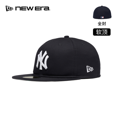 NEW ERA纽亦华26新品59FIFTY DAY MLB运动平檐棒球帽软顶NE5950