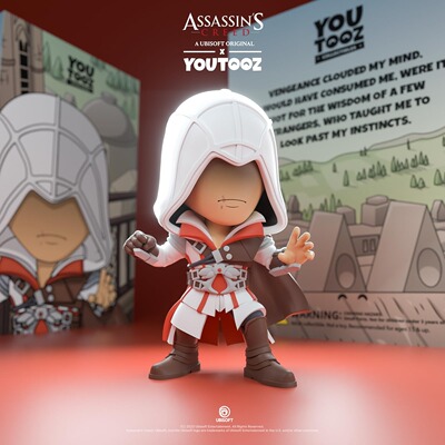 GUMO刺客信条 游戏正版周边彩盒公仔 RR Assassin's Creed Ezio