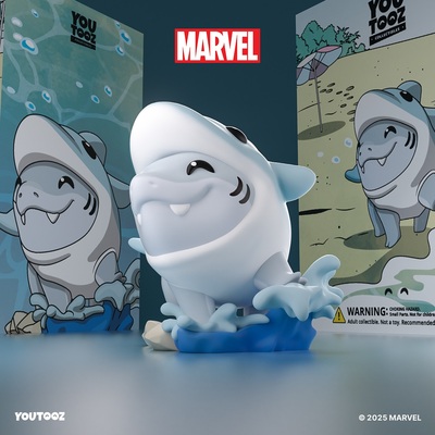 GUMO现货 Jeff 鲨鱼杰夫 海豚 漫威争锋  手办 Marvel Rivals RR