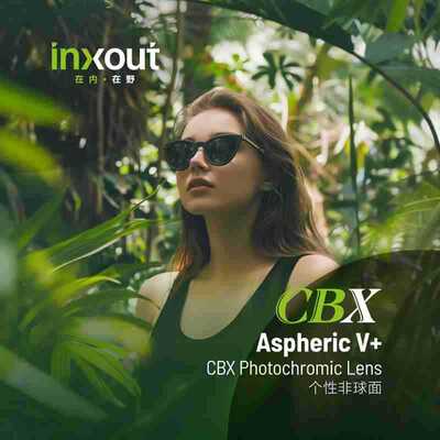 潘家园实体店全真变色防蓝光CBX膜变inxout 净兰膜个性定制