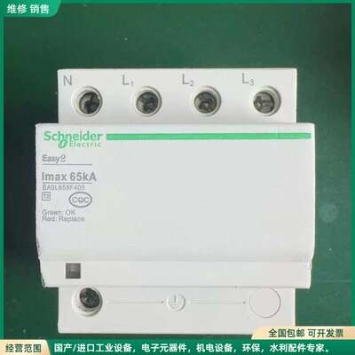 可维修施耐德浪涌保护器Easy9，4P 65KA，型号EA9L65