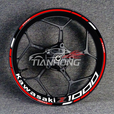 摩托车机车轮毂车圈改装贴纸