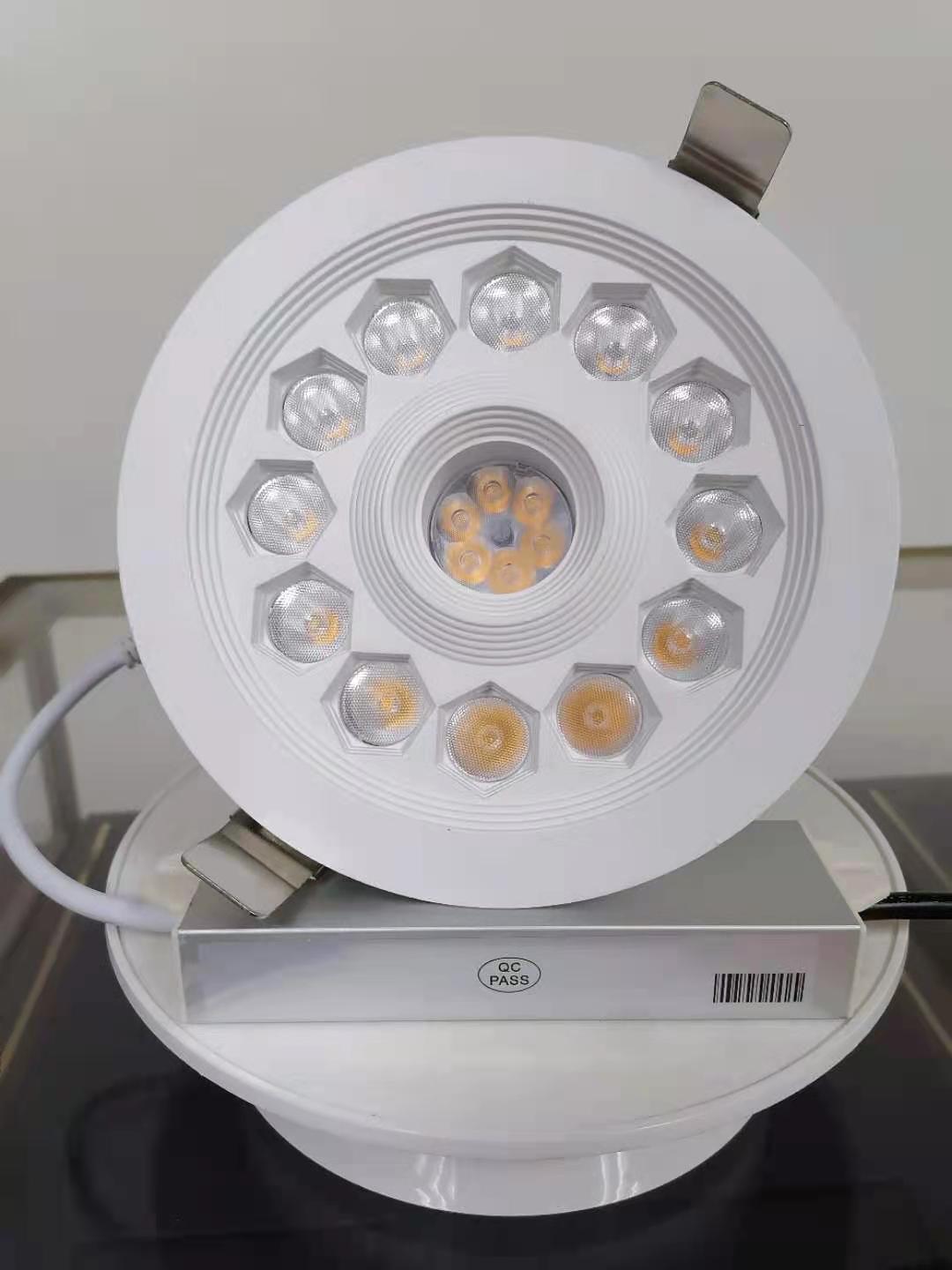 高端定制嵌入式220V节能高亮钻石宝石珍珠翡翠珠宝照明天花射灯玉
