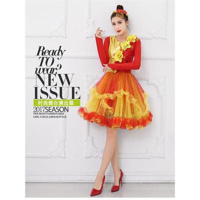 新款跳舞表演服中国舞青