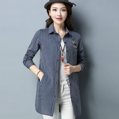 长袖衬衫酷伽春季时尚单排扣