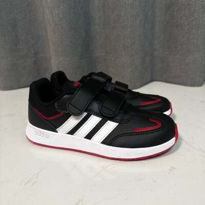 Adidas阿迪达斯中童魔术贴透气低帮休闲运动鞋JQ4766JH8653