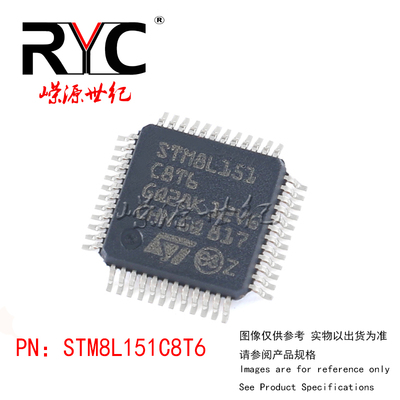 STM8L151C8T6 LQFP-48 ST进口原装正品 64KB闪存 8位微控制器-MCU