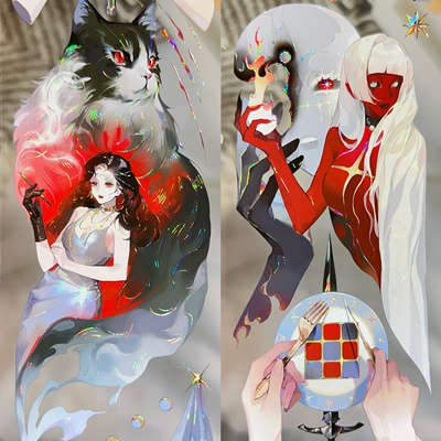 第九航道分装手账胶带浮仕绘宇宙湮灭秃秃太太背景贝壳光流麻咕卡