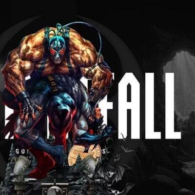 贝恩大战蝙蝠侠3D打印模型