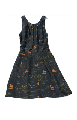 香云纱花萝吊带裙 用料足 设计 后背开洞 裙长110 80-140斤均可穿