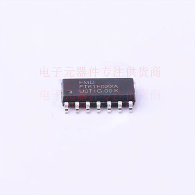 单片机(MCU/MPU/SOC) FT61F022A-RB SOP-14 FMD 全新原装正品