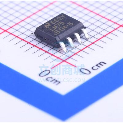 温度传感器 LM75BIM-5/NOPB SOIC-8_150mil 全新原装正品