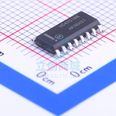 模拟开关/多路复用器 MC74HC4051ADR2G SOIC-16_150mil on 全新原