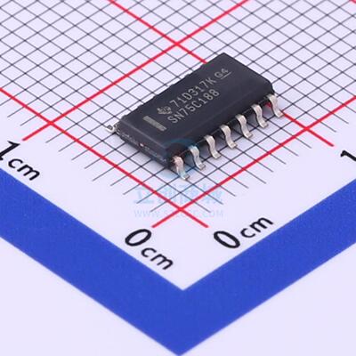 RS232芯片 SN75C188DR SOIC-14_150mil TI 全新原装进口