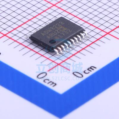RS232芯片 ADM3222ARUZ TSSOP-20 ADI 全新原装进口