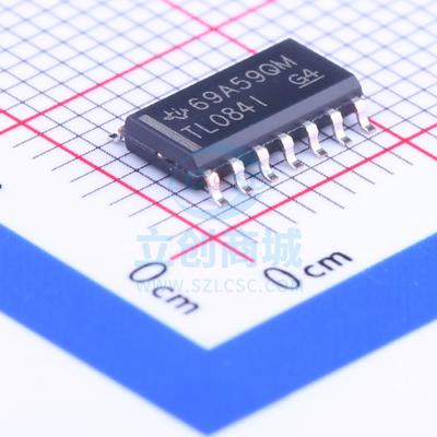 FET输入运放 TL084IDR SOIC-14_150mil TI 全新原装进口