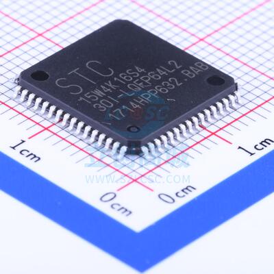 单片机(MCU/MPU/SOC) STC15W4K16S4-30I-LQFP64 L2 LQFP-64(16x16