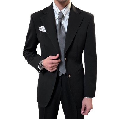 意式那不勒斯西服套装男士