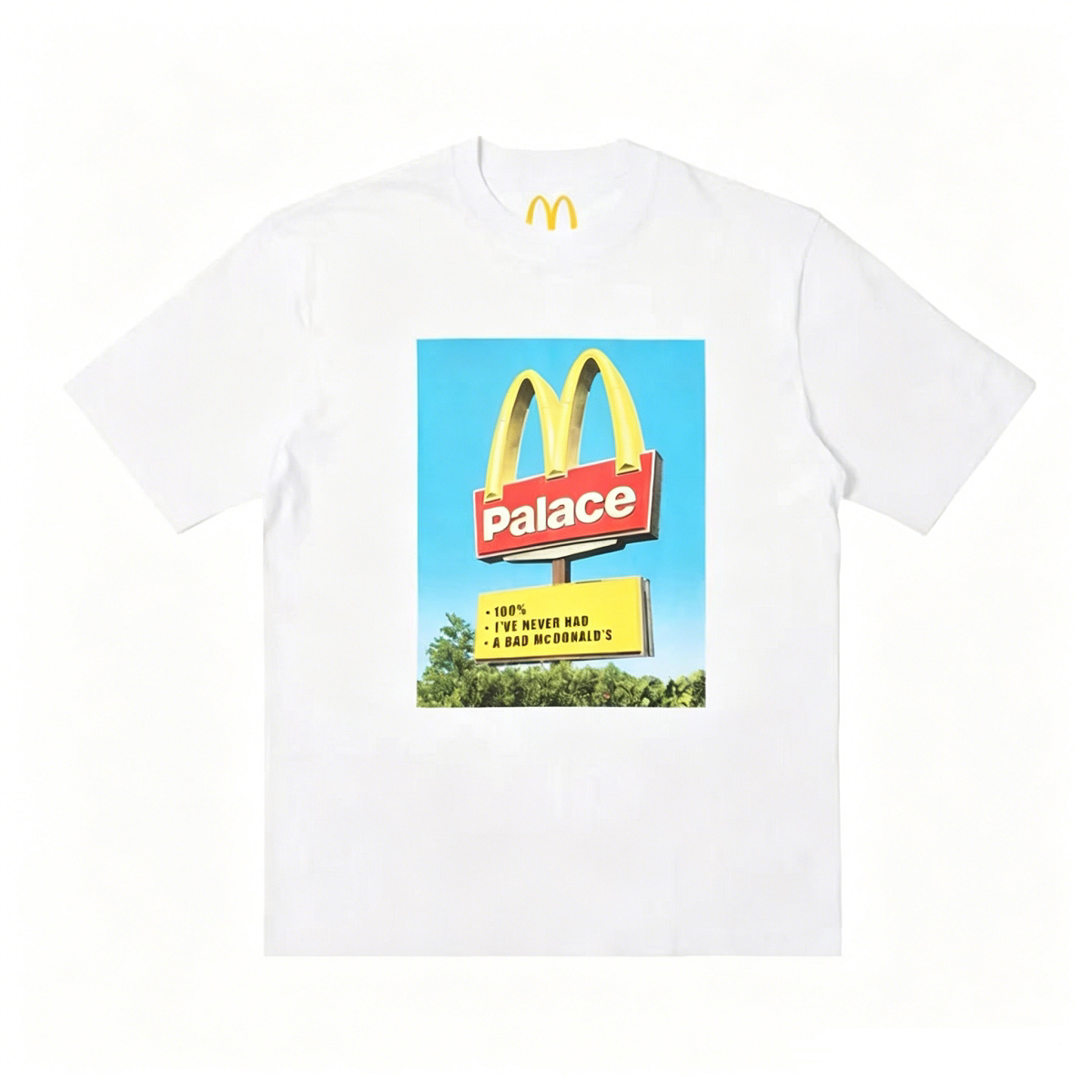 【海神】PALACE X 麦当劳联名系列广告牌logo 短袖T恤 TEE