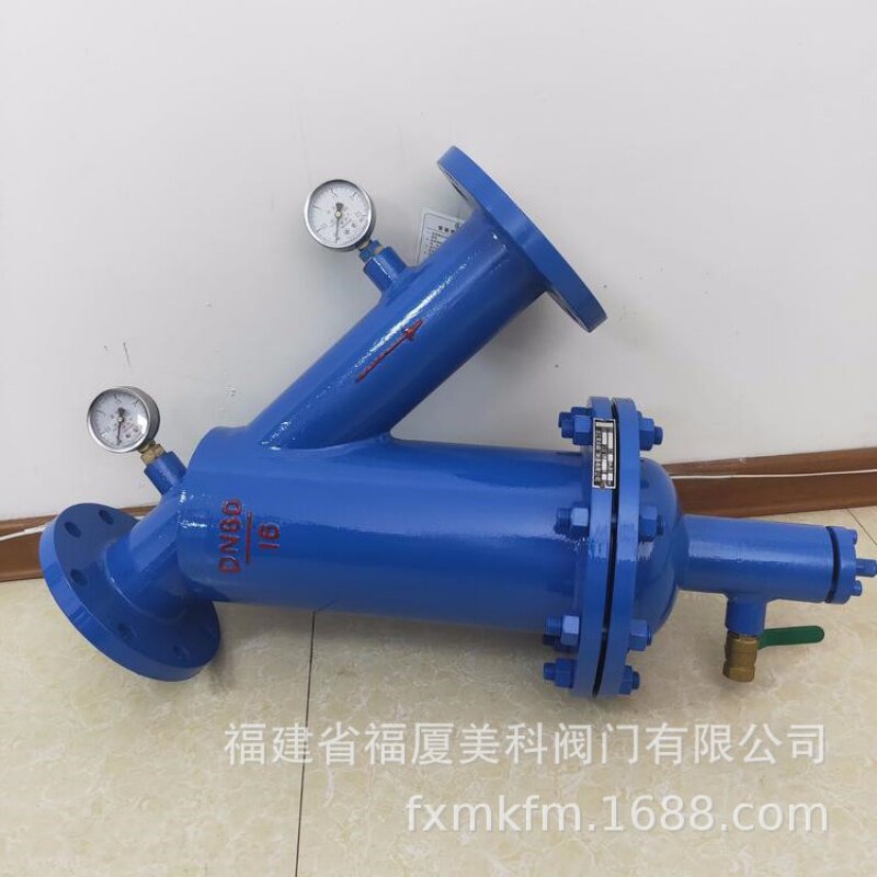 美科阀门直销带压力表手摇刷式过滤器SLVY-10/16C SLVY-10/16P