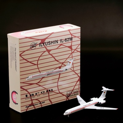 Phoenix 罗马尼亚航空 IL-62M YR-IRD飞机模型1:400合金收藏摆件