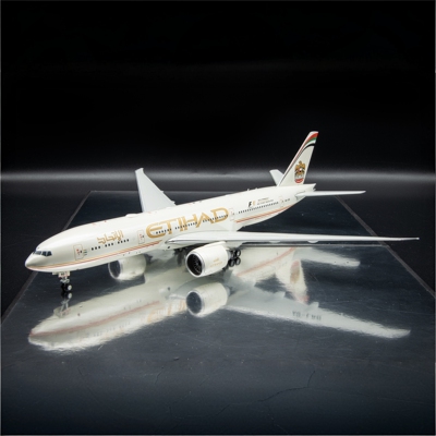 JCwings阿提哈德航空波音777-200LR合金飞机模型F1彩绘1:200收藏