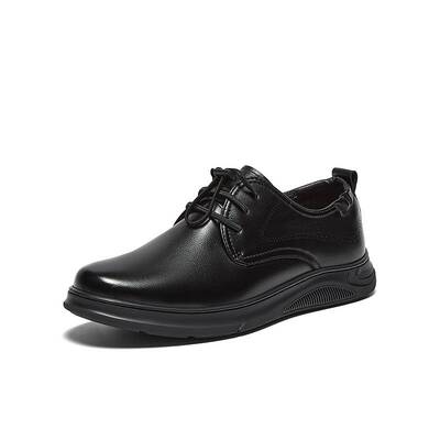 百思图2025秋季新款牛皮系带休闲皮鞋时尚商务通勤男鞋59758CM5