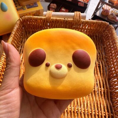 Squishy Cute Cartoon Simulated Bread Squeeze Toy Soft Stress