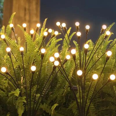 6/8/10 LED Solar Powered Garden Lights Firefly Lights Outdoo