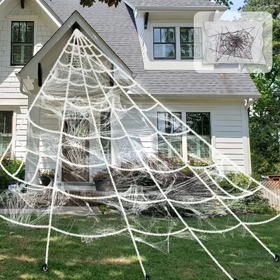 1pc Giant Spider Web Halloween Decoration Outdoor Courtyard