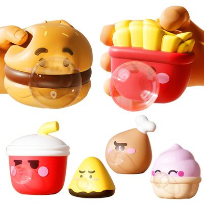 Cute Food Series Spitting Bubbles Squishy Squeeze Toys Anxie