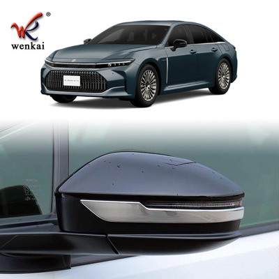 适用于24款丰田皇冠Crown Sedan改装倒车后视镜防撞电镀装饰亮条