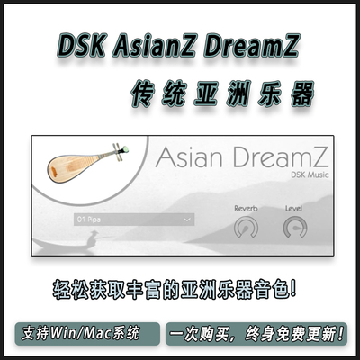 DSK AsianZ DreamZ 传统亚洲乐器民族音乐编曲音乐制作插件