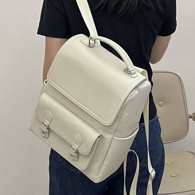 书包女大学生可放电脑笔记本简约