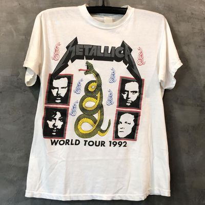 vintage乐队金属朋克风短袖t恤