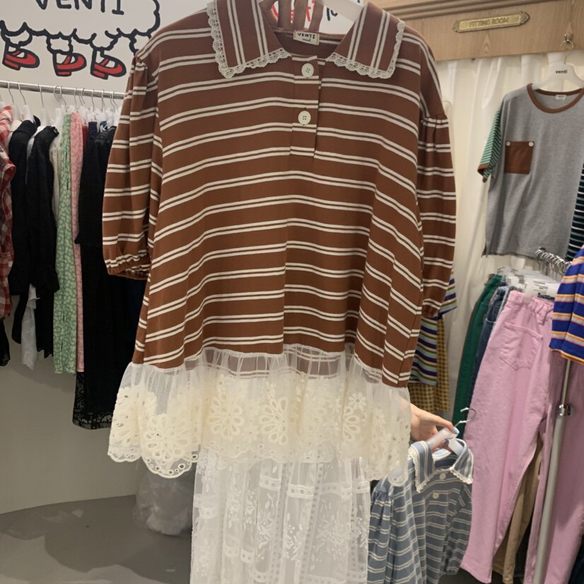 VENTI韩国代购㊣女士新品时尚热卖职业推荐26春夏休闲人气T恤M