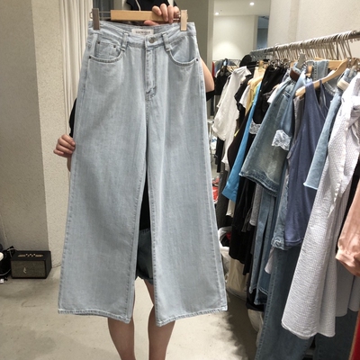 SSENIQUE/SSEMIENNE㊣东大门代购女士新品时尚休闲人气牛仔裤