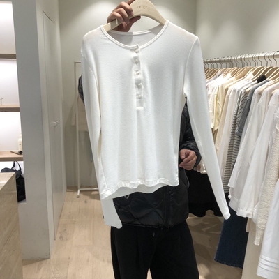 LIFFEY㊣东大门实拍女士新款时尚推荐休闲热卖26春夏长袖T恤