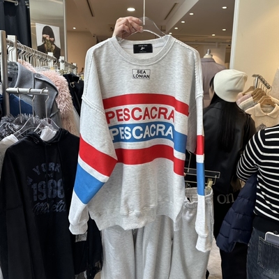 CHEAP-CHIC/CHARLES THE SECOND韩国代购㊣女士新款时尚卫衣