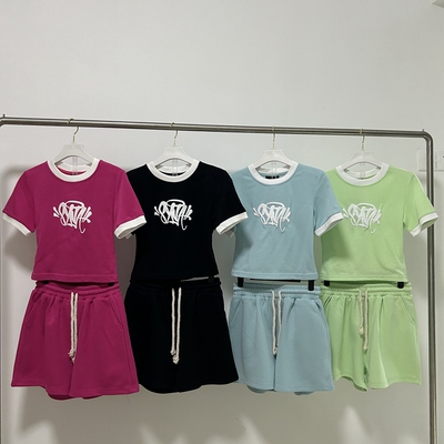 DrillSynaWorld夏季辣妹T恤套装