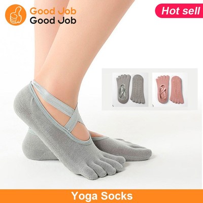 Non-Slip Yoga Socks with Grip for Pilates Ballet Gym跨境香港