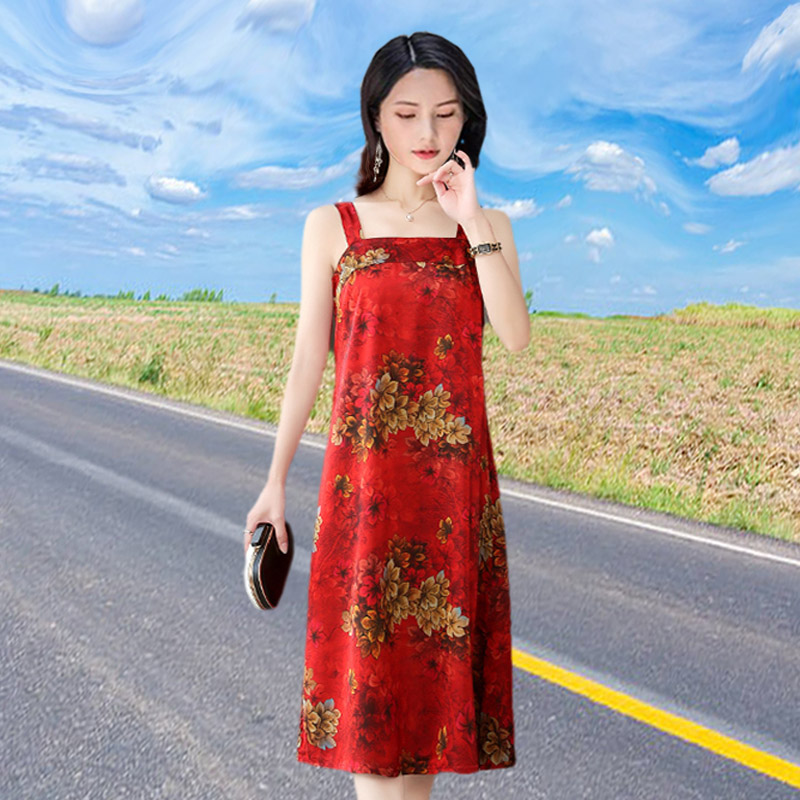 服装纸样女吊带裙内搭外穿中式背心连衣裙裁剪样板定制接来料加工