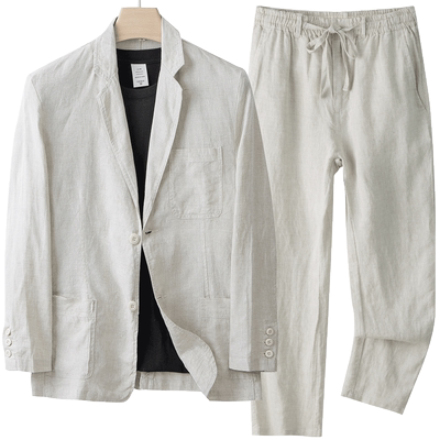 商务休闲宽松春夏日常西服套装