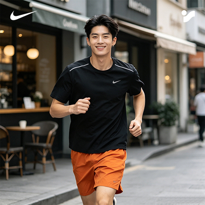 茵特丨NIKE耐克男装圆领半截袖上衣时尚休闲运动服速干短袖IF2083